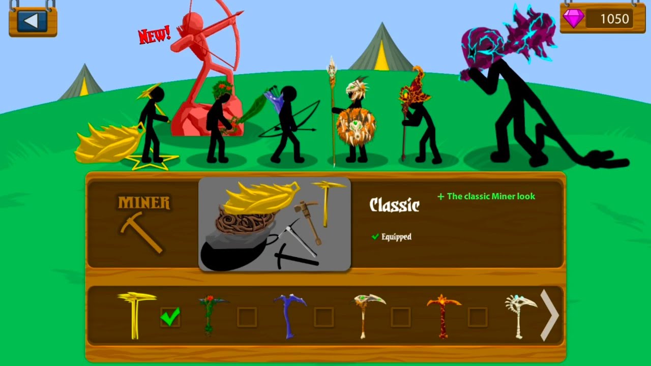 POWER ALL NEW SKINS AND OPEN ICONS X999999 ARMY | STICK WAR LEGACY ...