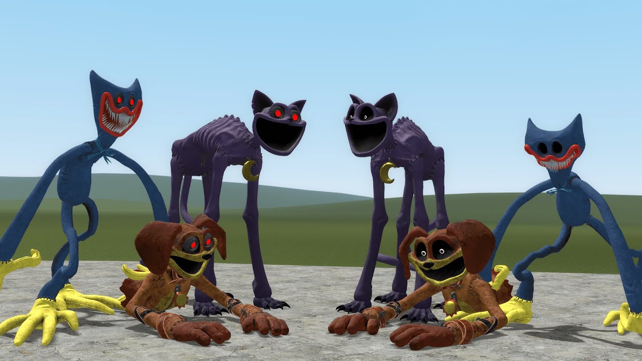 New Laser Eye CatNap, DogDay and Huggy Wuggy Hallucination | Garry's ...