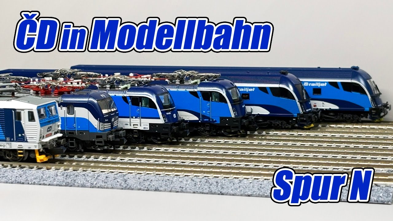 "ČD Ep.VI " in Modellbahn Spur N /N scale /Nゲージ - YouTube