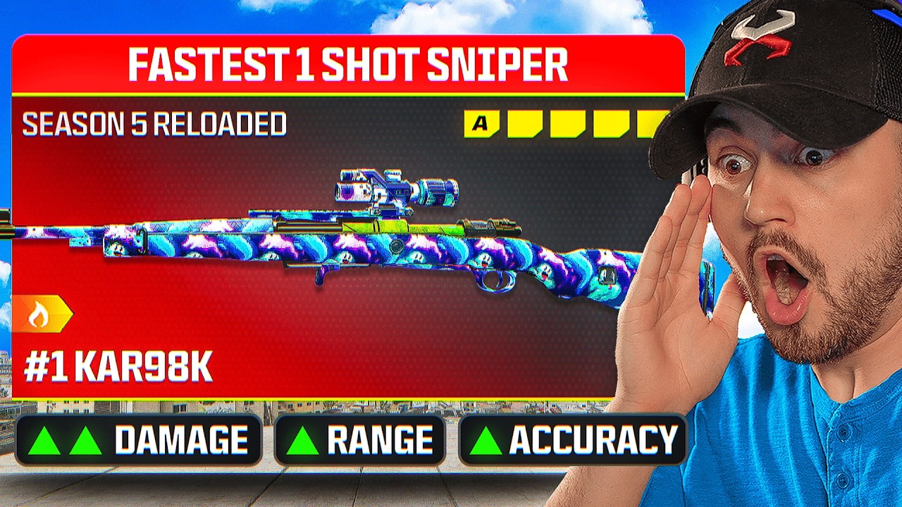 the *FASTEST* ONE SHOT KAR98 CLASS in WARZONE 3! (Best KAR98K Class ...