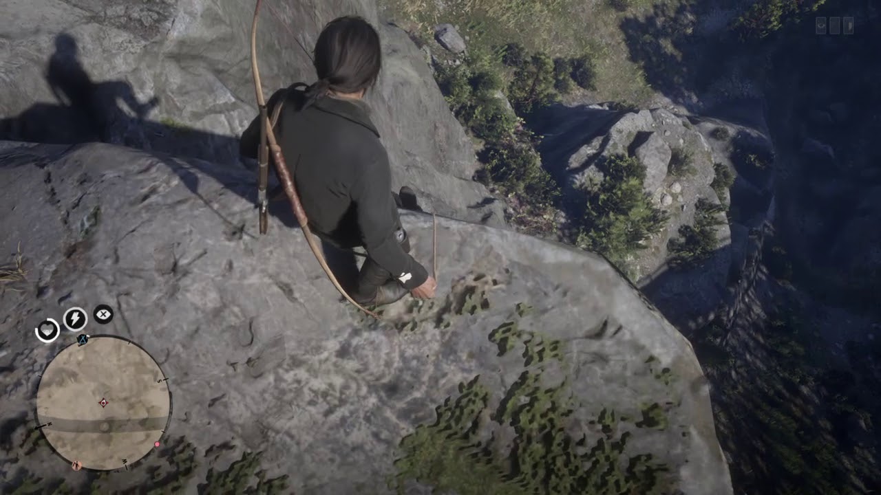 RDR2 - Cliff Hanging - YouTube