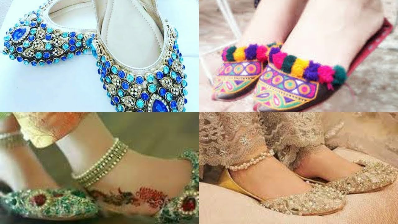 Latest and stylish Khussa design for girls //2020 new collection of ...
