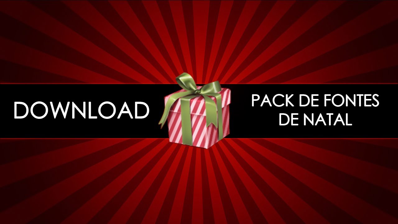 FREE DOWNLOAD - Fontes Natalinas (Pack) - 25 fontes - YouTube