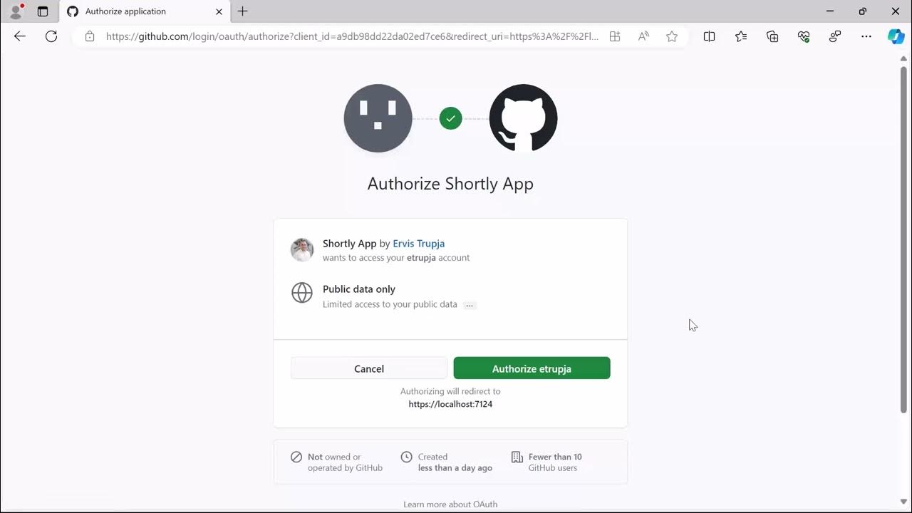 Third-Party Login with GitHub in ASP.NET MVC - YouTube