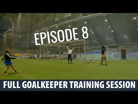 Goalkeeper Training Session | Block & Spread Drills | Decision Making ...