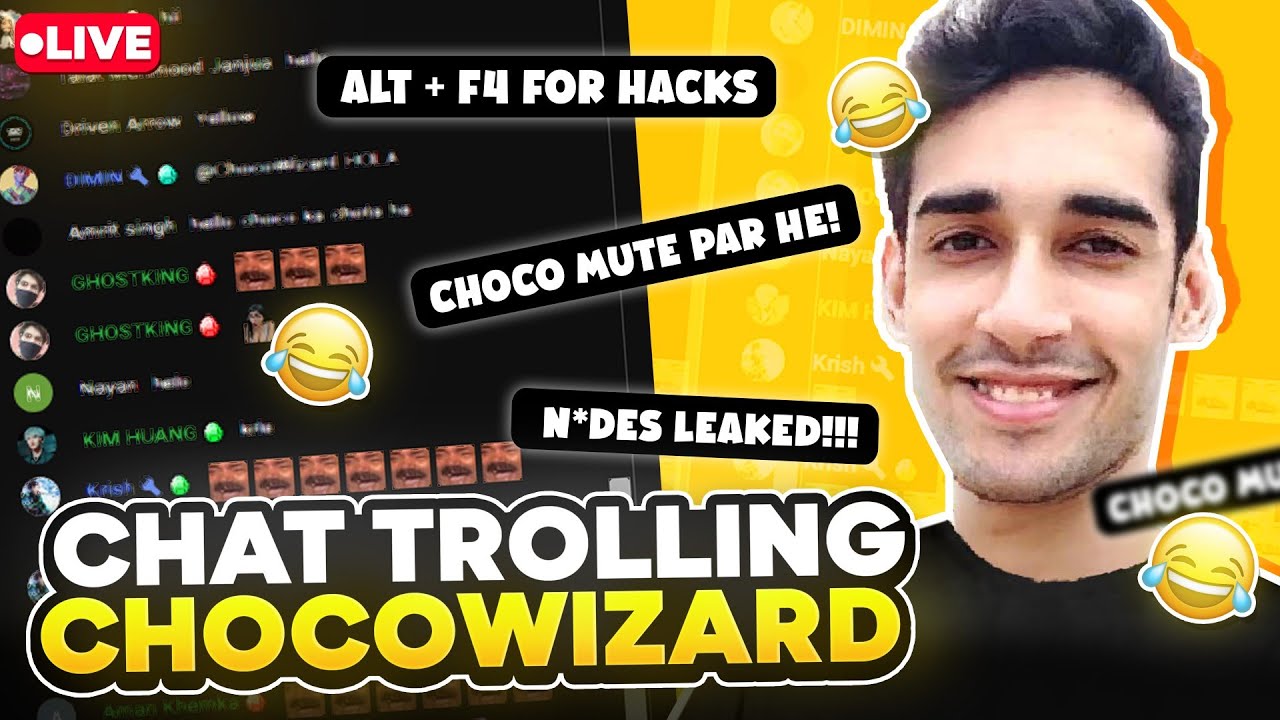CHAT TROLLING CHOCO 🤣🤣 - YouTube
