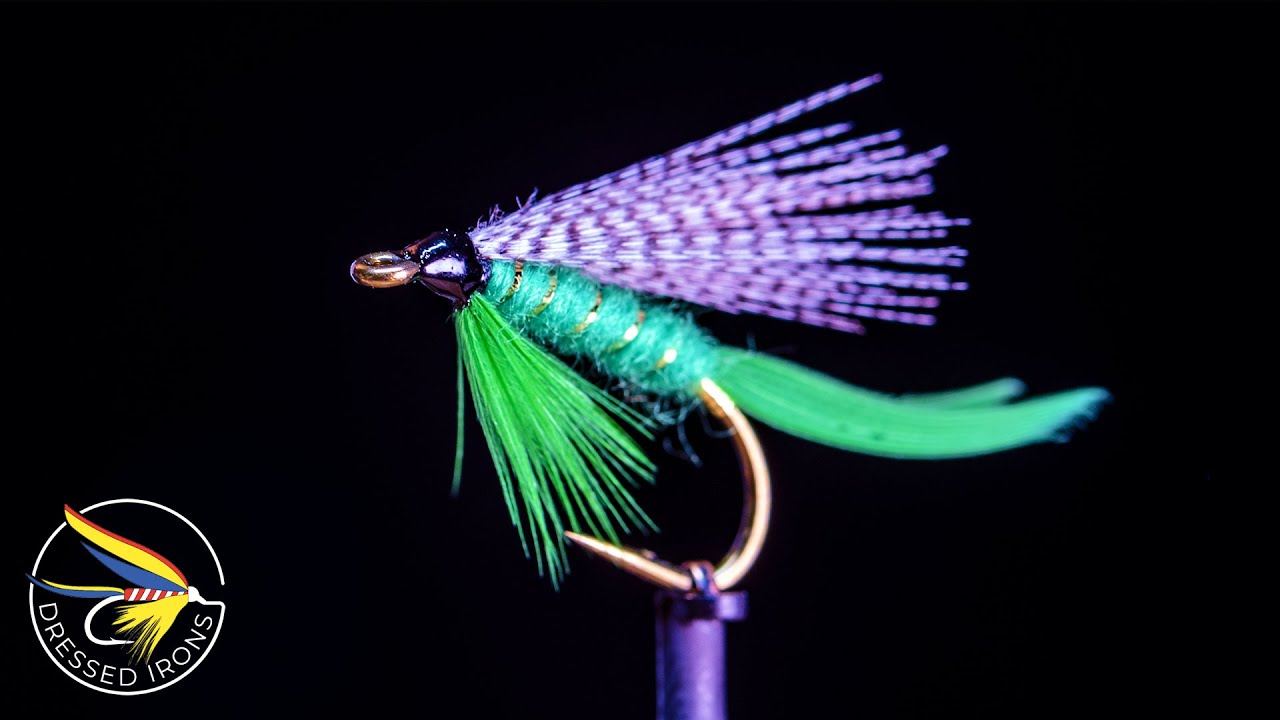 Tying the Green Mantle Wet Fly - Dressed Irons - YouTube