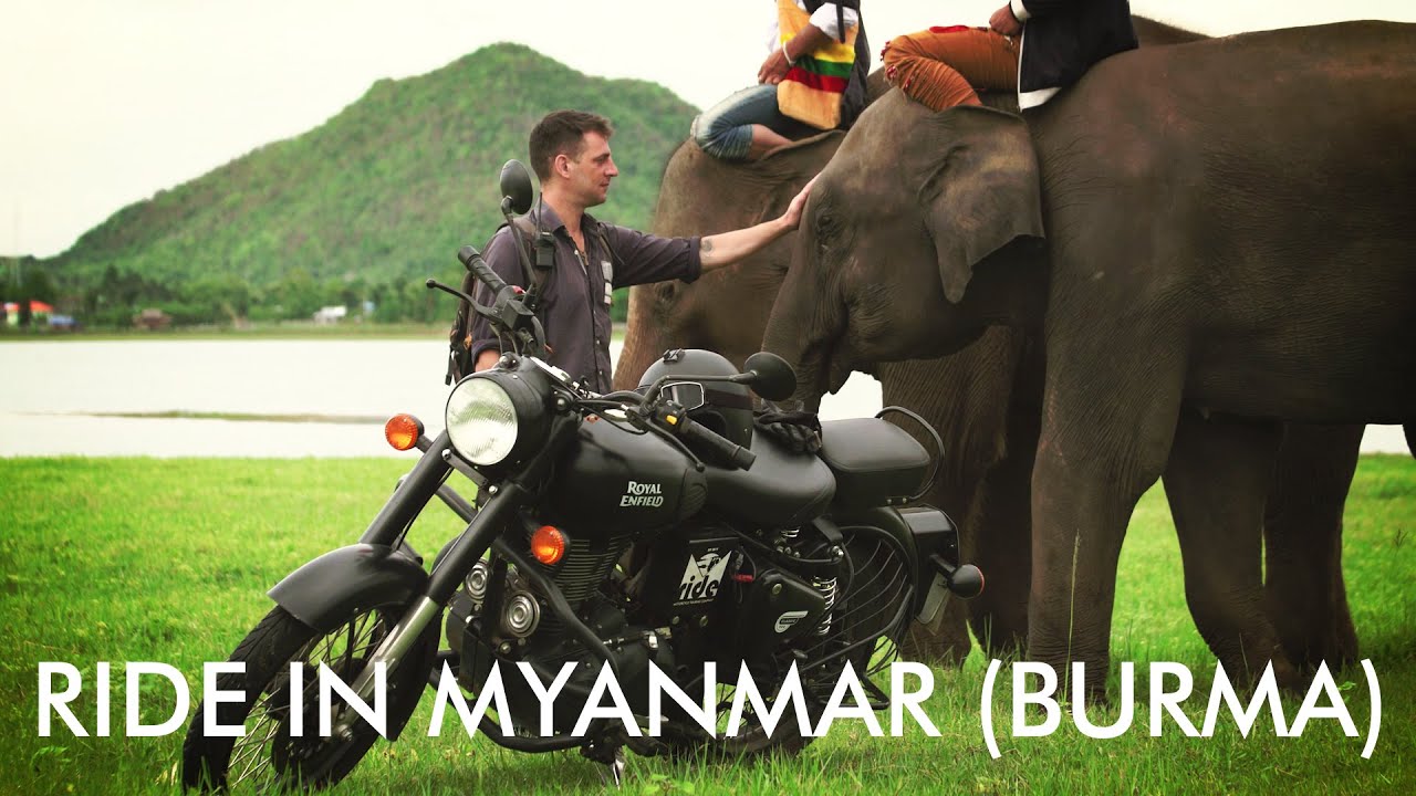 M-Ride : We organise motorcycle tours in Myanmar (Burma) - YouTube
