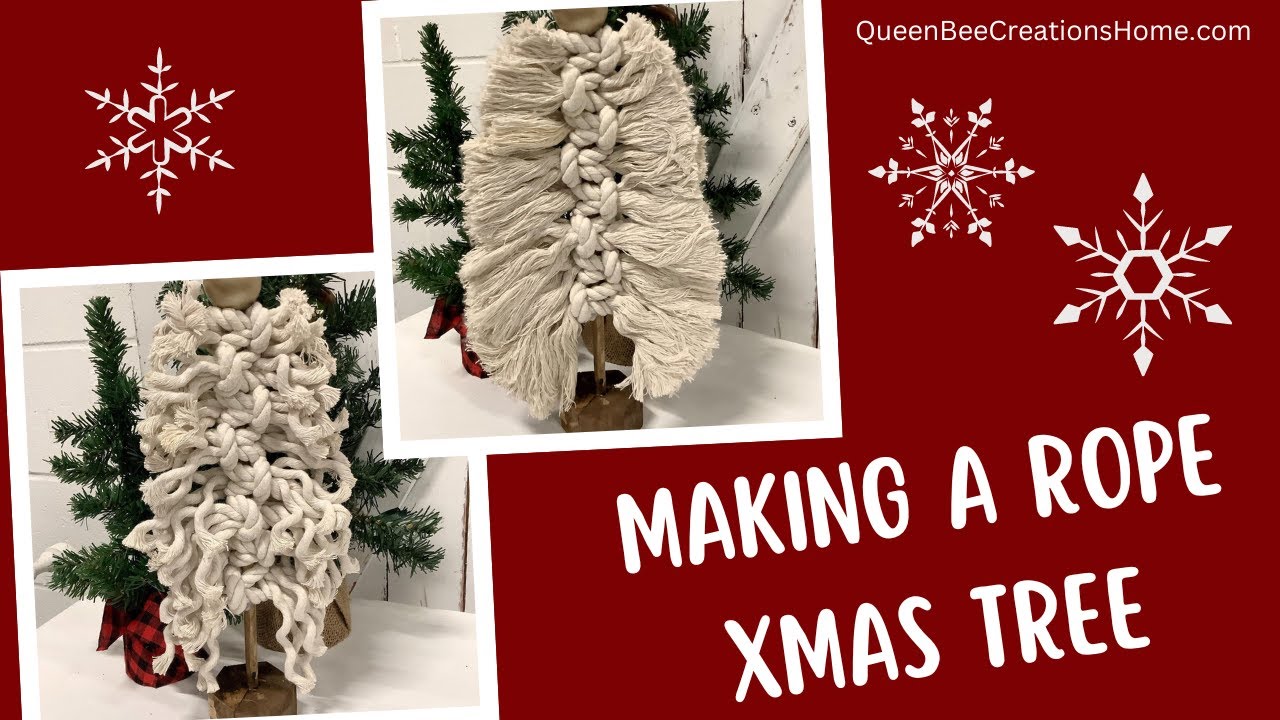 Making a Rope Xmas Tree - YouTube