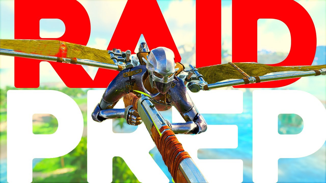 Preparing To Raid The Alpha Tribe On ARK - YouTube