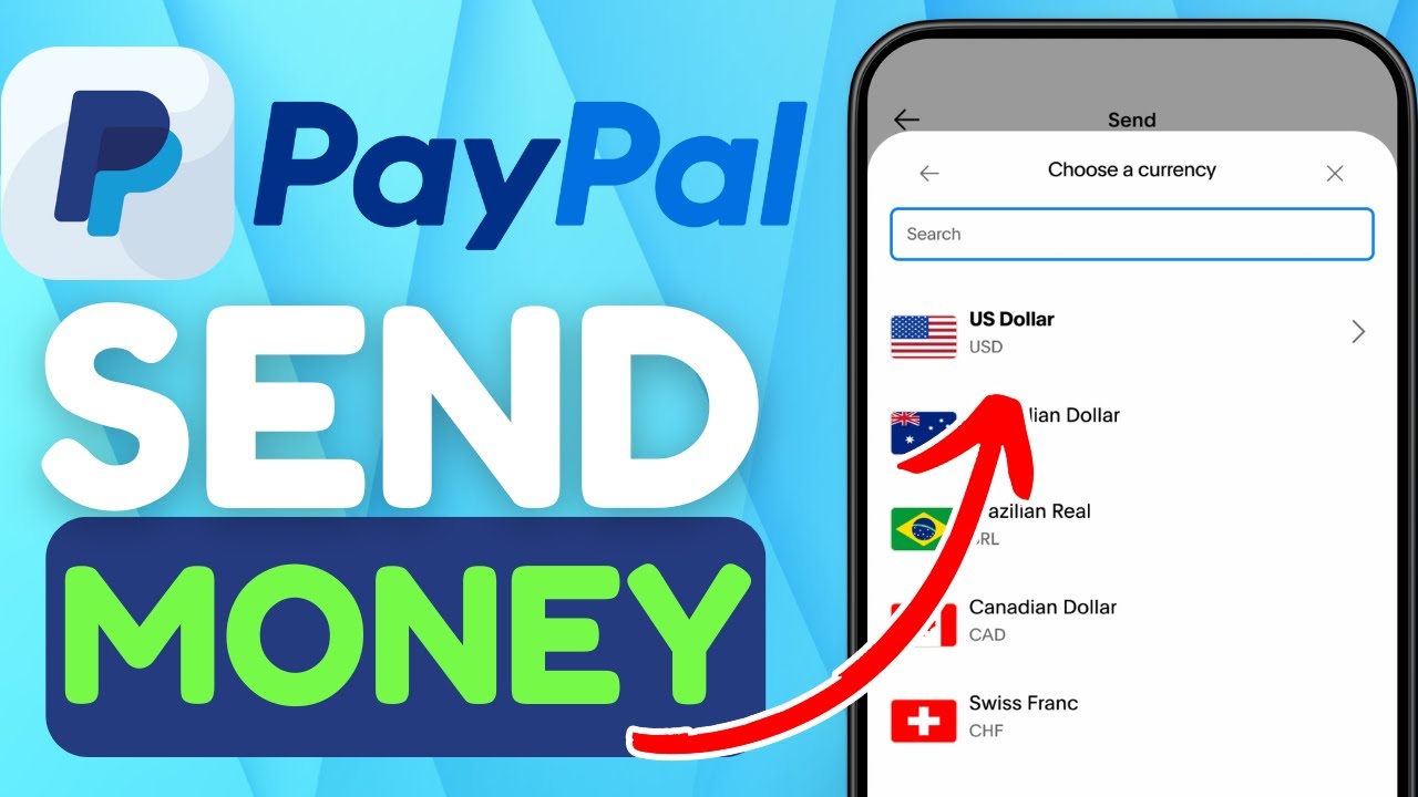 How To Send Money On Paypal App - Full Guide - YouTube