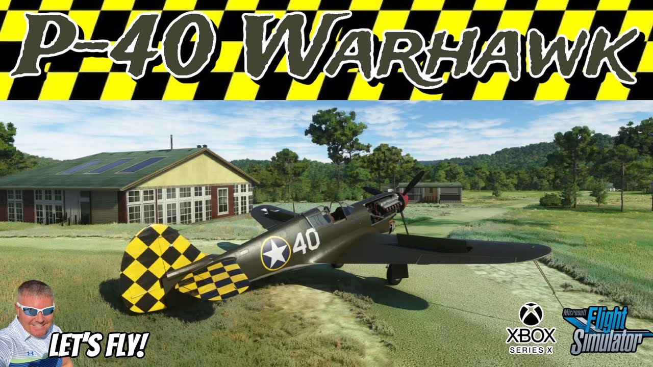 P-40 Warhawk Was Born To Fly At The New River Gorge Bridge! MICROSOFT ...