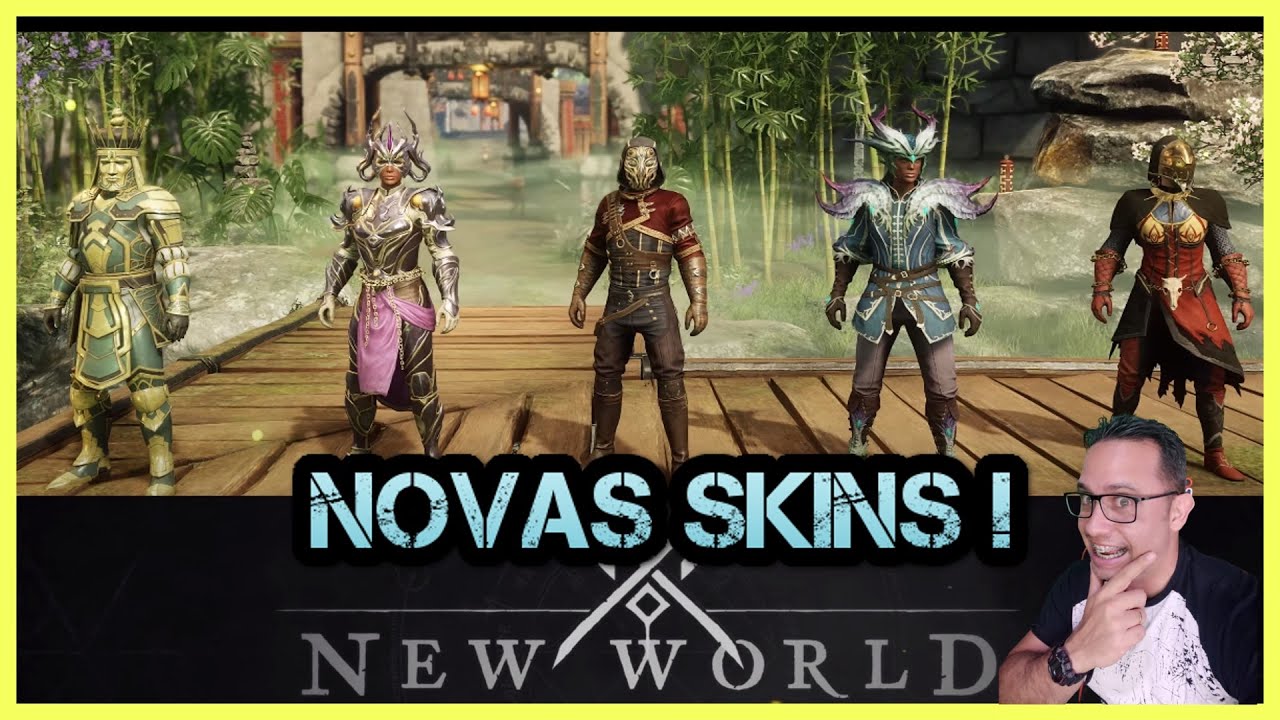 NOVOS VISUAIS E SKINS PARA O LANÇAMENTO - NEW WORLD (PC) - YouTube