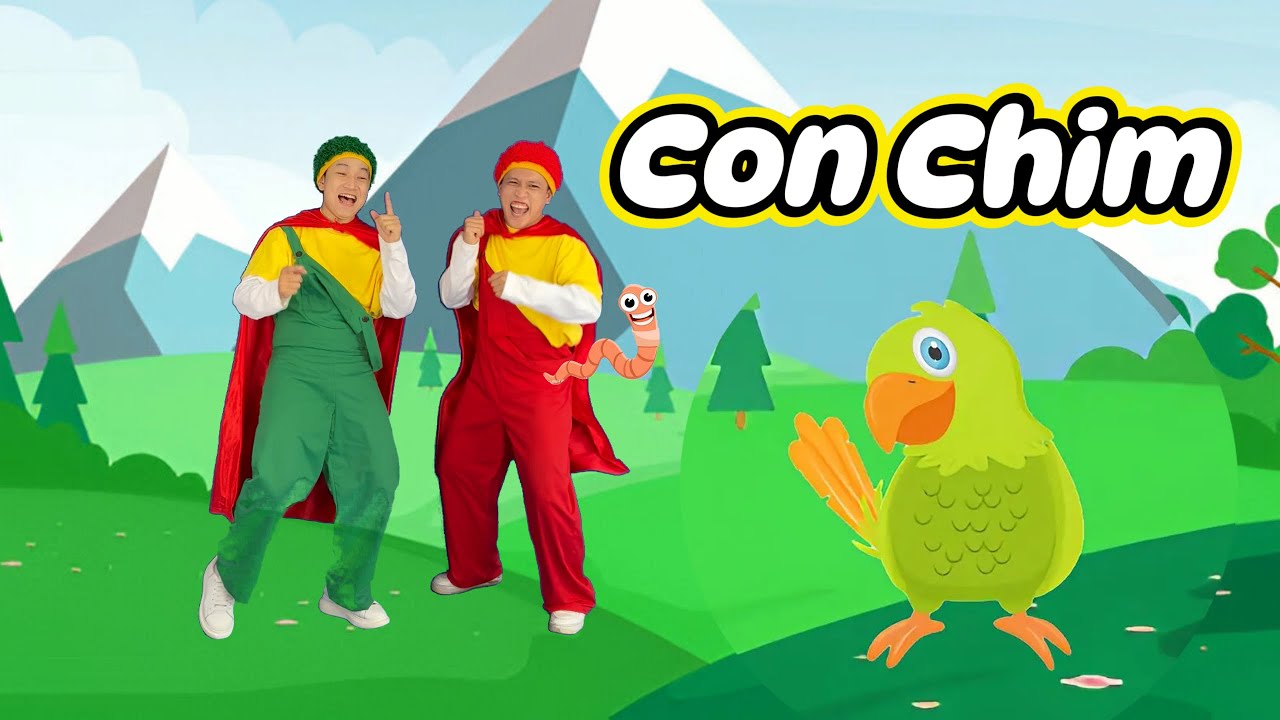 Con Chim Bay Bay (Bird Song) 🐦 - Nhạc Thiếu Nhi Vui Nhộn - Bé Học Điều ...
