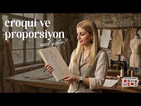 Moda Tasarım Çizim Teknikleri | Croqui ve Proporsiyon Nasıl Çizilir?