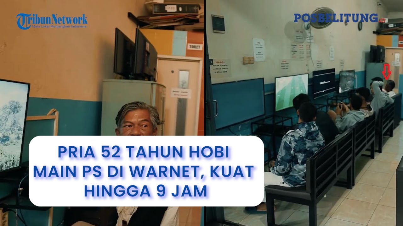 Viral Pria 52 Tahun Hobi Main PS di Warnet, Kuat Hingga 9 Jam, Padahal ...