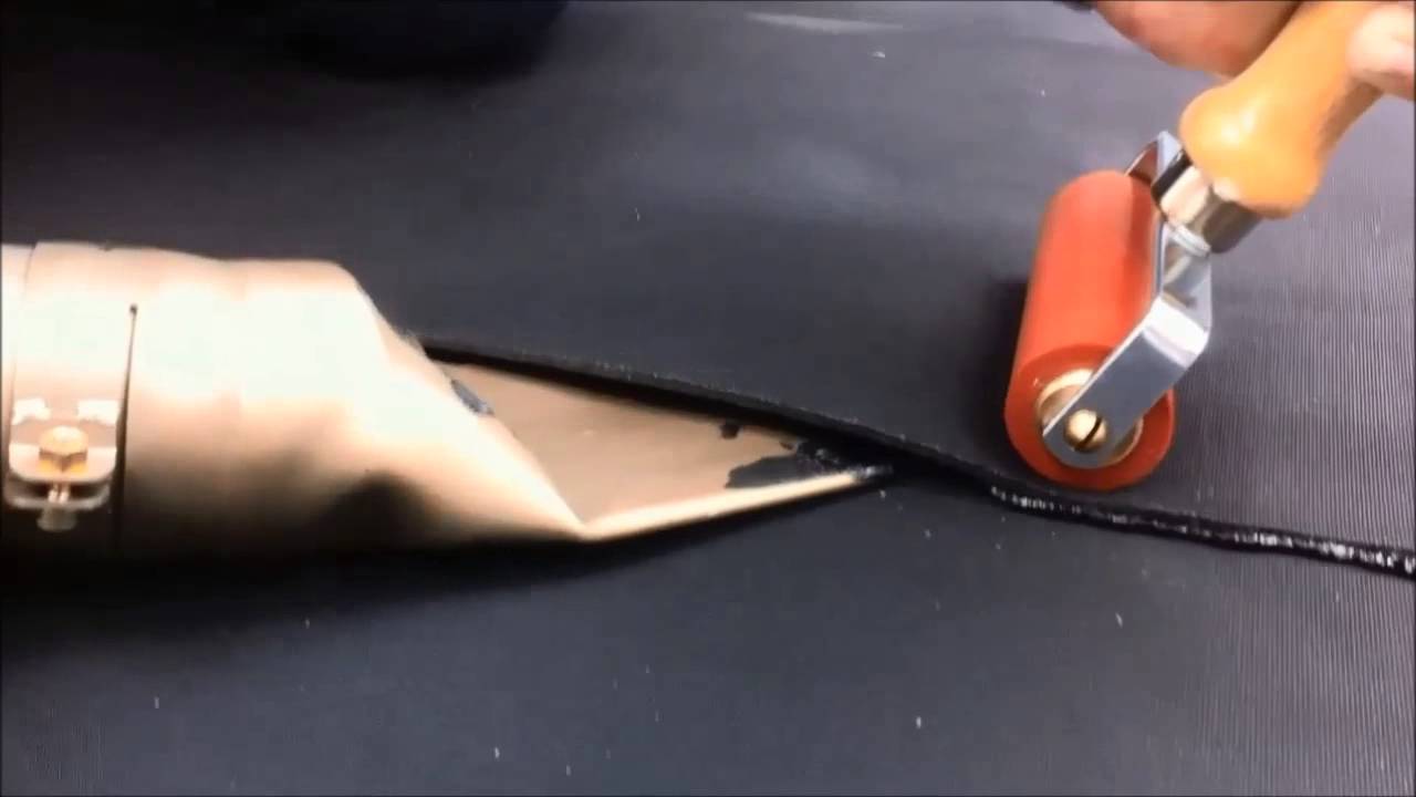 BAK ErOn hand welding bitumen - YouTube