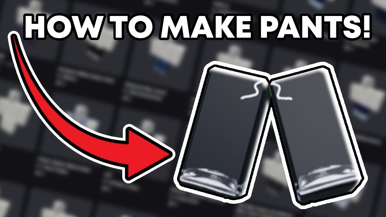 HOW to MAKE PANTS on Roblox! - YouTube