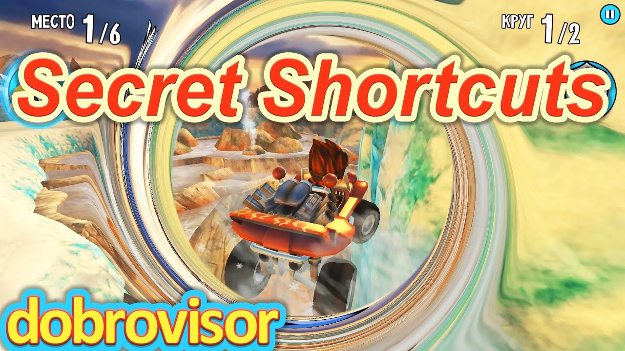 Beach Buggy Racing Secret Shortcuts | BB Racing All Secret Shortcuts ...