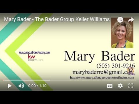 Mary Bader - The Bader Group Keller Williams - YouTube