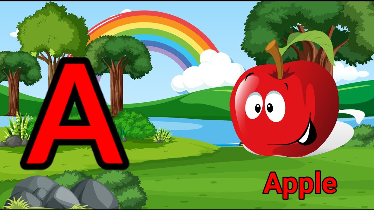 A - Z Alphabet With Pictures. Learn Alphabet ABCD With Examples. ABCD ...