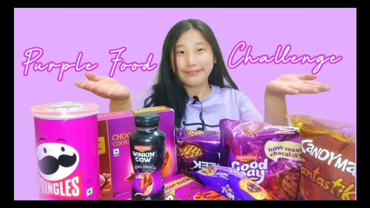 Reliance Smart || PURPLE Food Only Challenge 💜💜 || @its me chenga - YouTube