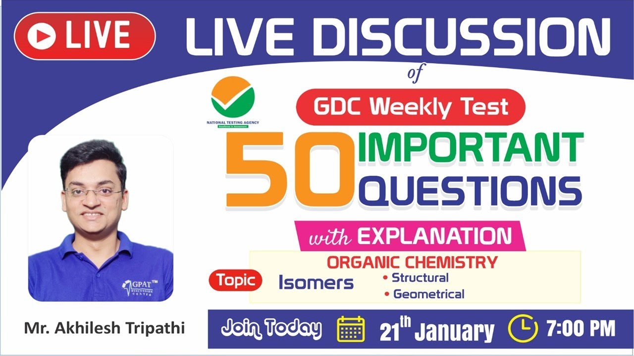 GDC Weekly test Discussion (21/01/2024)| #gpat #weeklytest #gdcclasses ...