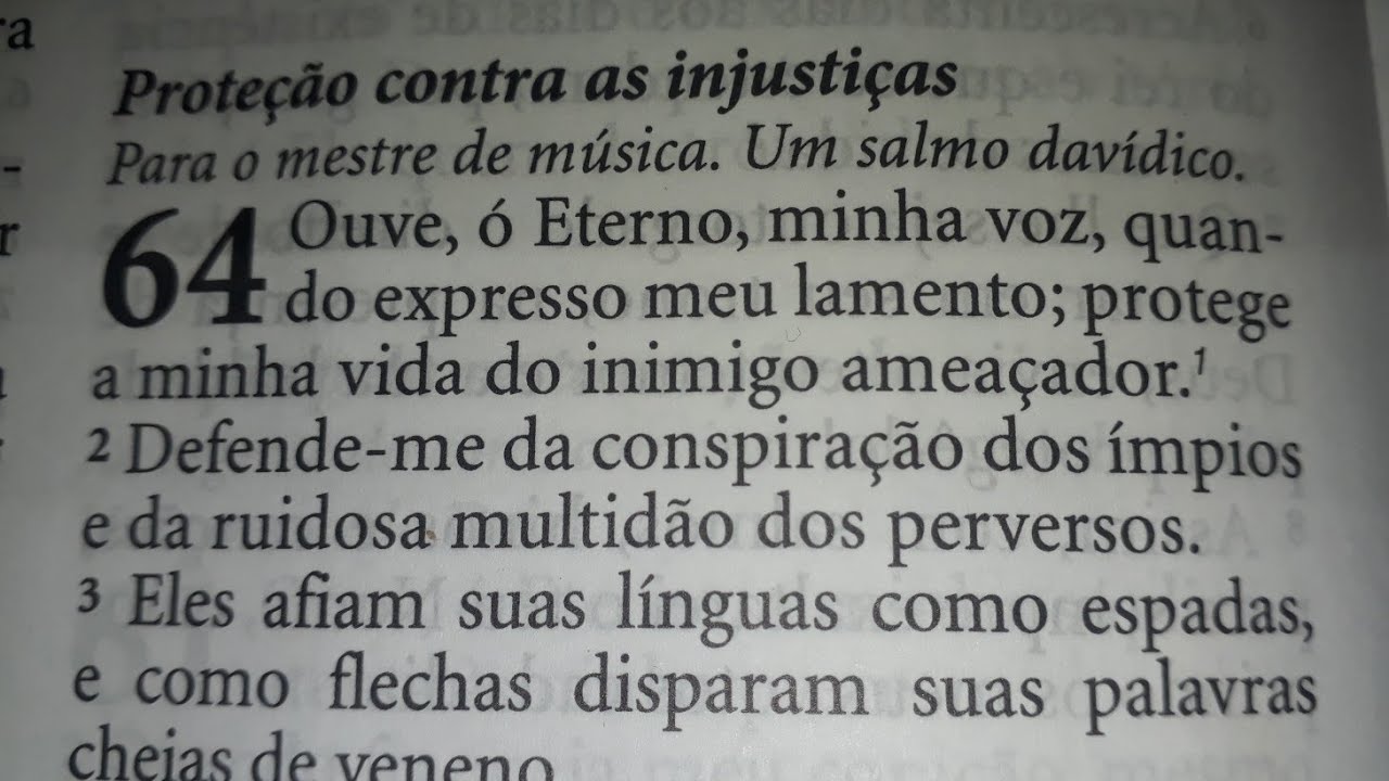 Salmo 64 | Bíblia King James Atualizada (KJA) - YouTube