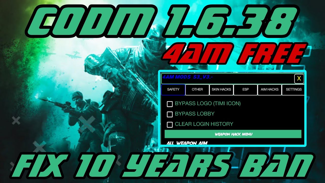 NEW UPDATE! FIX 10 YEARS BAN — FREE CODM GARENA MOD APK — SEASON 3 ...