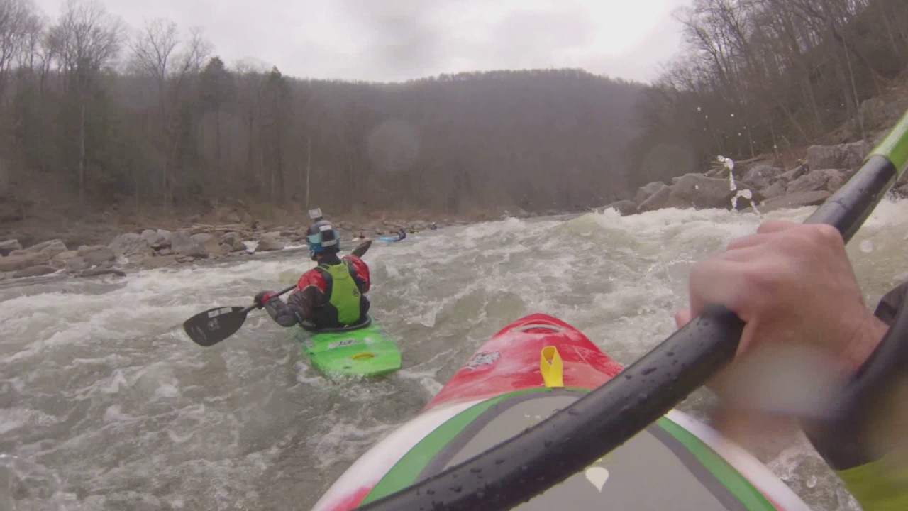 ADE Cheat River Kayaking @ 3.5 ft - First Timer Style - YouTube