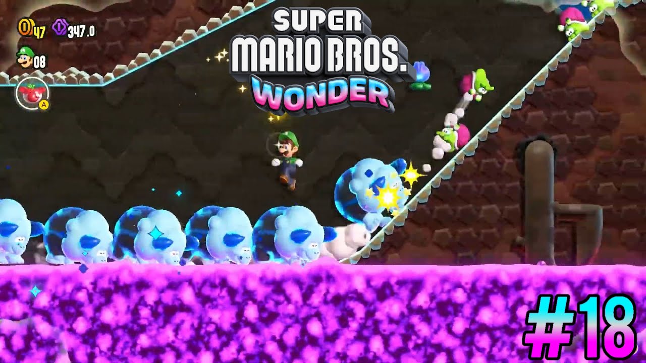 Super Mario Bros. Wonder - Playthrough #18 (Bulrush Express) [Switch ...