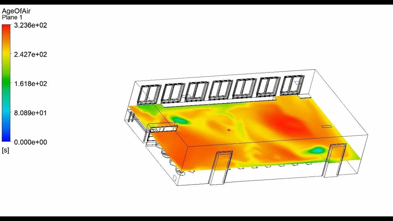 Ansys CFD Room Ventilation Part 2: Age of Air - YouTube