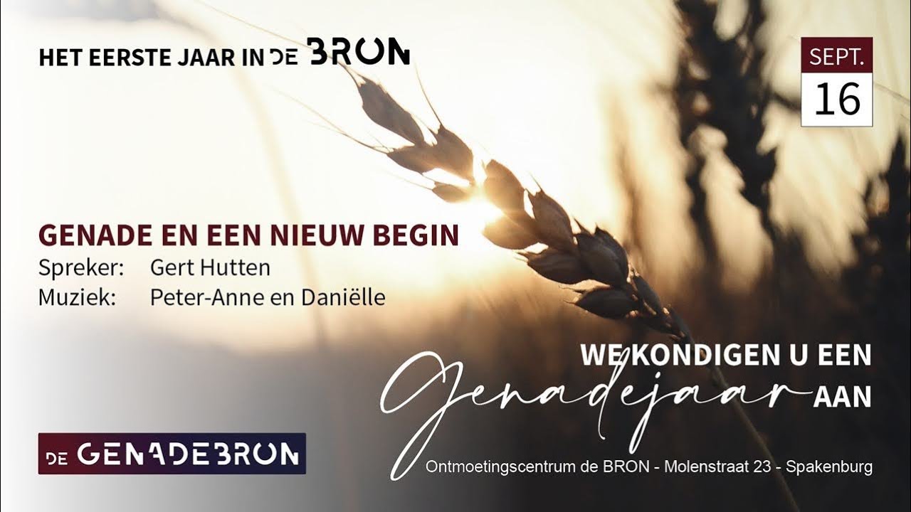 Groei in Genade avond 16-09-2020 Gert Hutten - YouTube