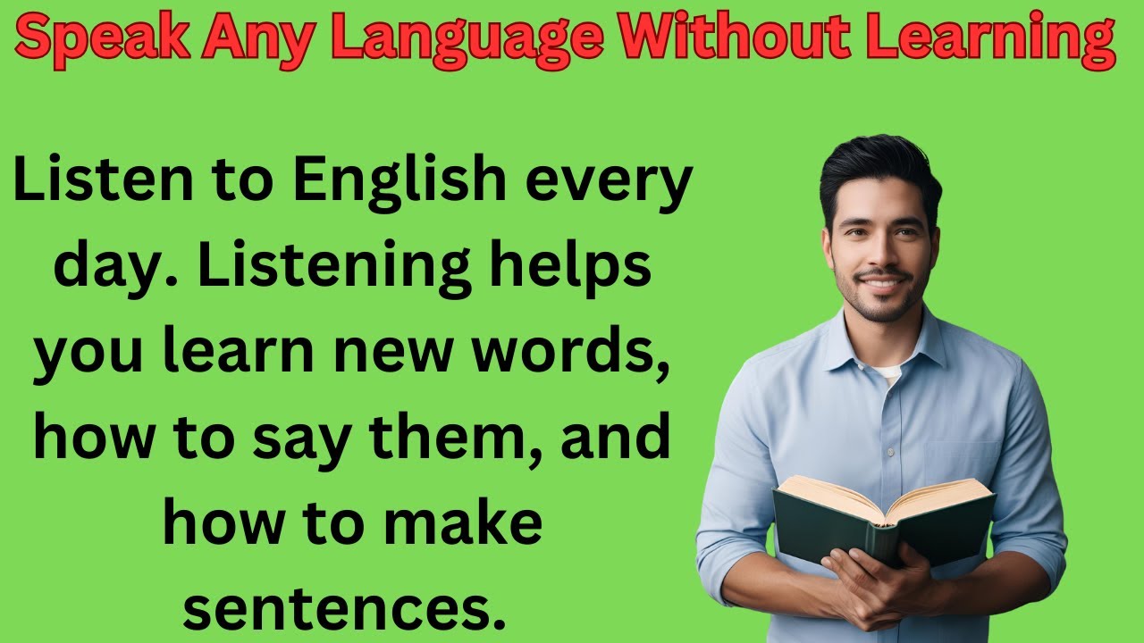 Speak Any Language Without Learning || Learn English || Graded Reader ...
