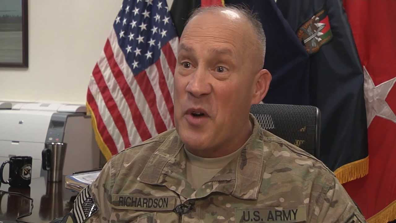 Maj. Gen. Jim Richardson, Cdr., USFOR-A: Retrograde Plan - YouTube