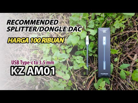 Splitter/Dongle DAC KZ AM01 | USB Type C 3.5mm | Recommended