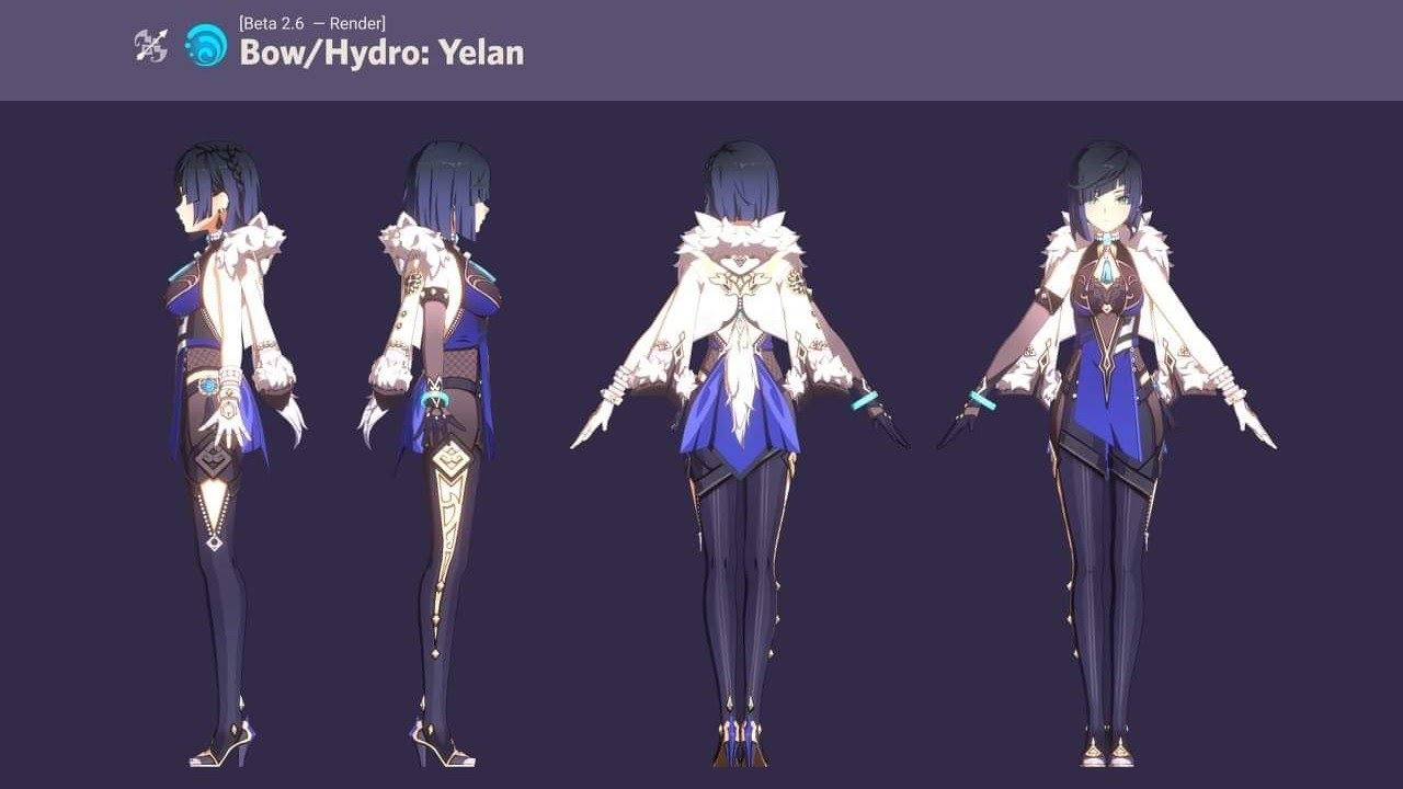 New Hydro bow character? | Yelan (Genshin 2.6) - YouTube