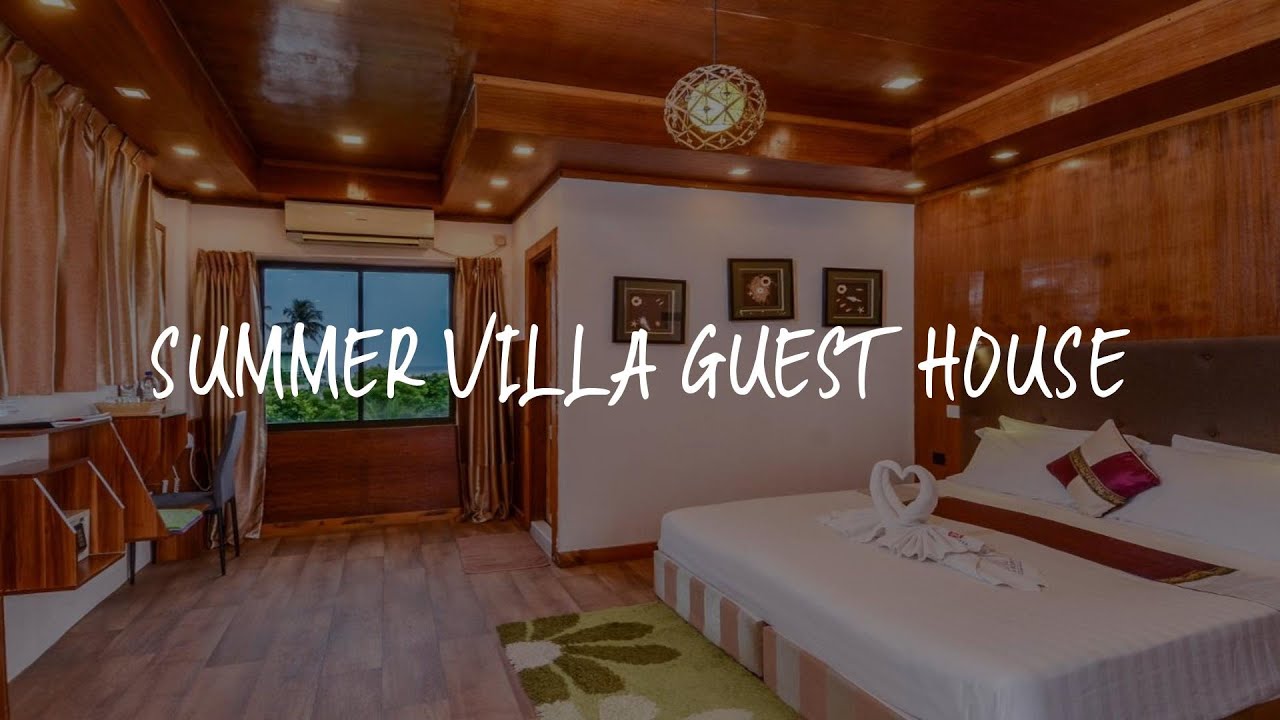Summer Villa Guest House Review - Maafushi , Maldives - YouTube