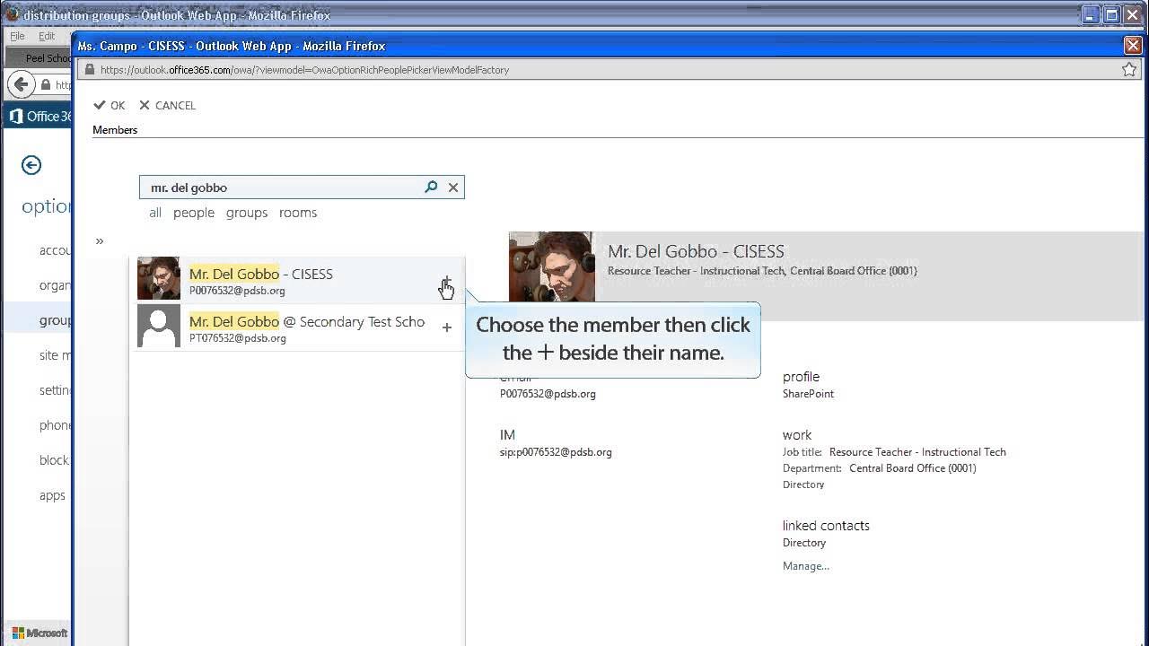 Creating distribution lists in Office 365 - YouTube