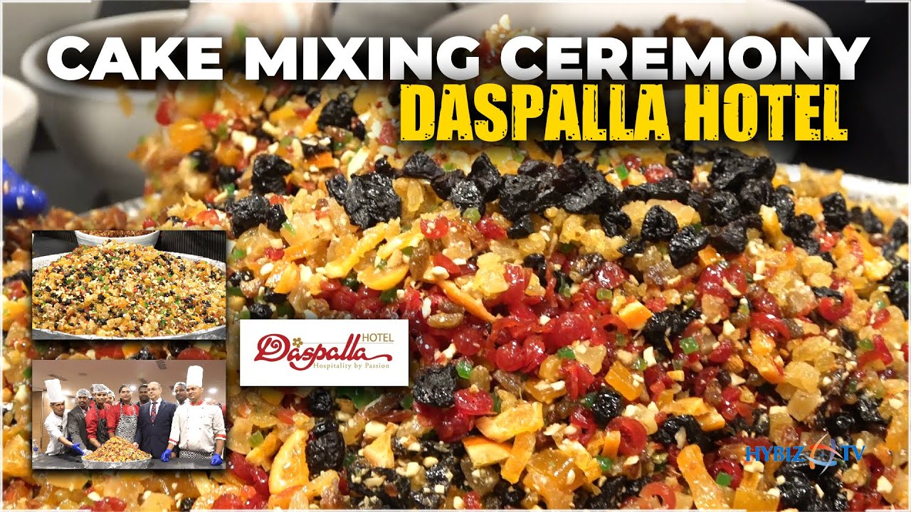 Daspalla Hotel | Cake Mixing Ceremony at Daspalla Hotel | Hybiztv - YouTube