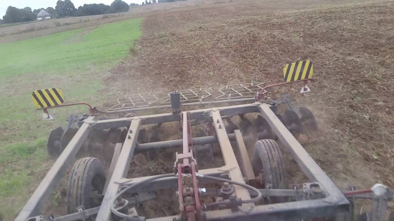 Belarus 1221.4 + bdt-3. Talerzowanie 2016 - YouTube