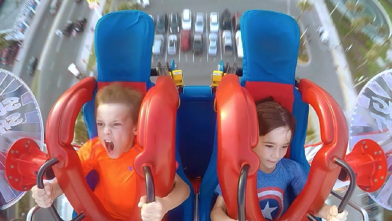 KIDS - BOYS #1 | Funny Slingshot Ride Compilation - YouTube