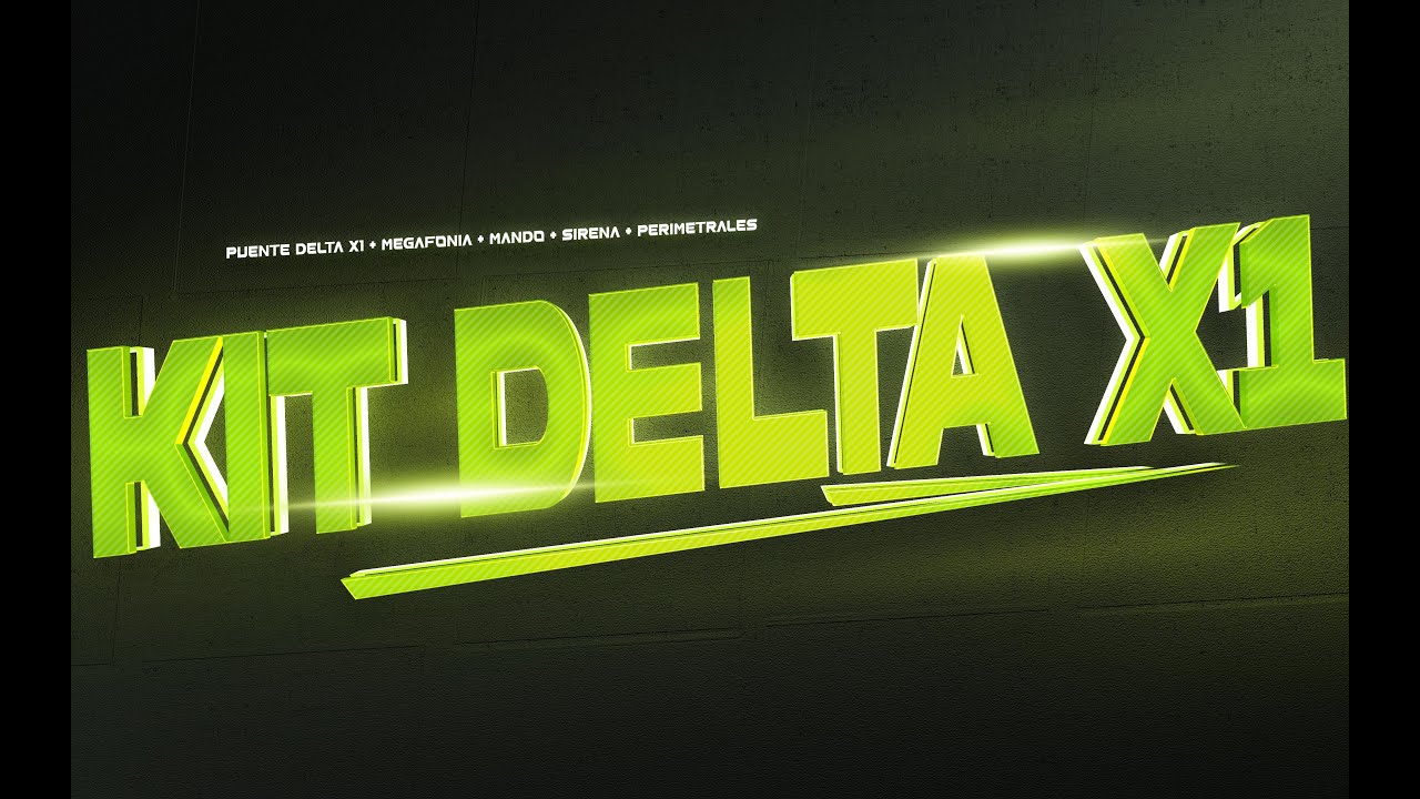 KIT DELTA X1 TURISMO PUENTE + MEGAFONIA + SIRENA + EXTRAS - YouTube