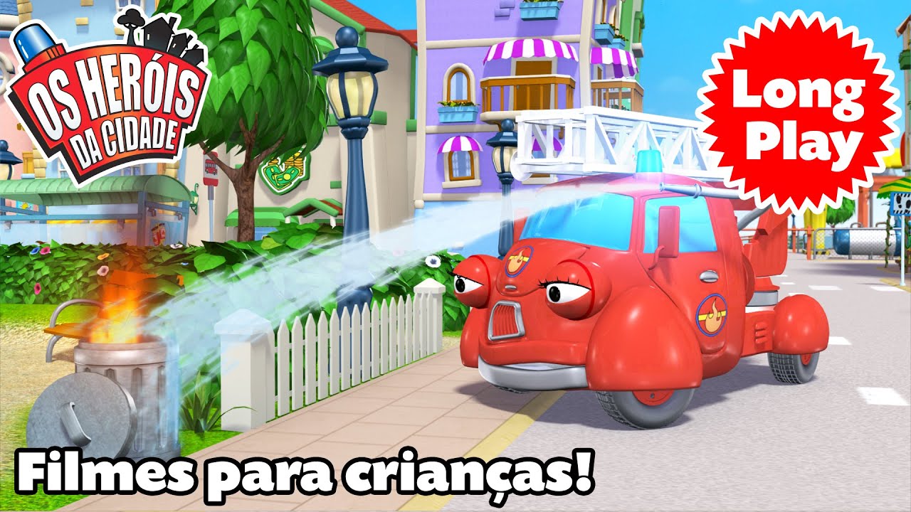 Os Heróis da Cidade | Compilaçāo | Desenhos Animados | Desenhos em ...