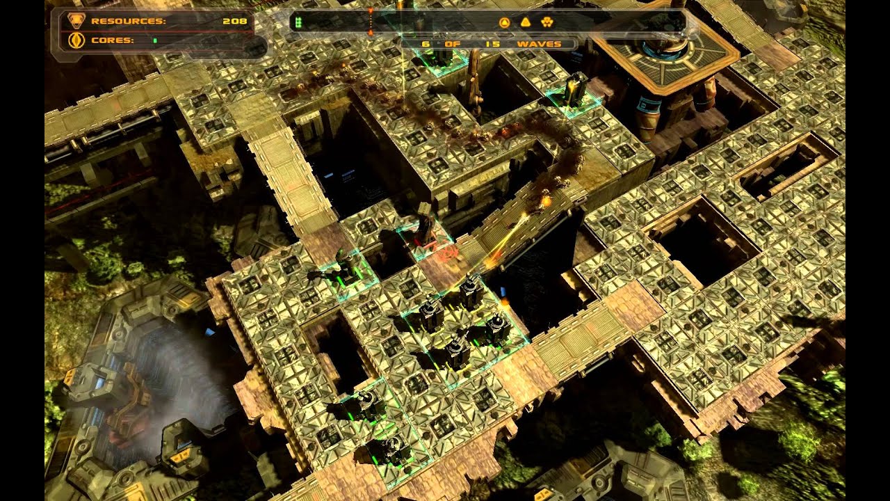 Defense Grid : Barrier To Entry | Poison Core | Gold - YouTube