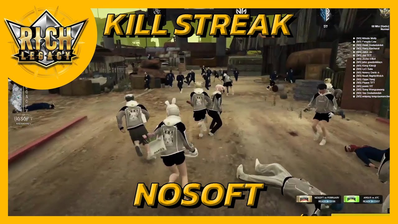 Richlegacy : Tournament Killstreak Legacy - Nosoft VS February (มุม ...