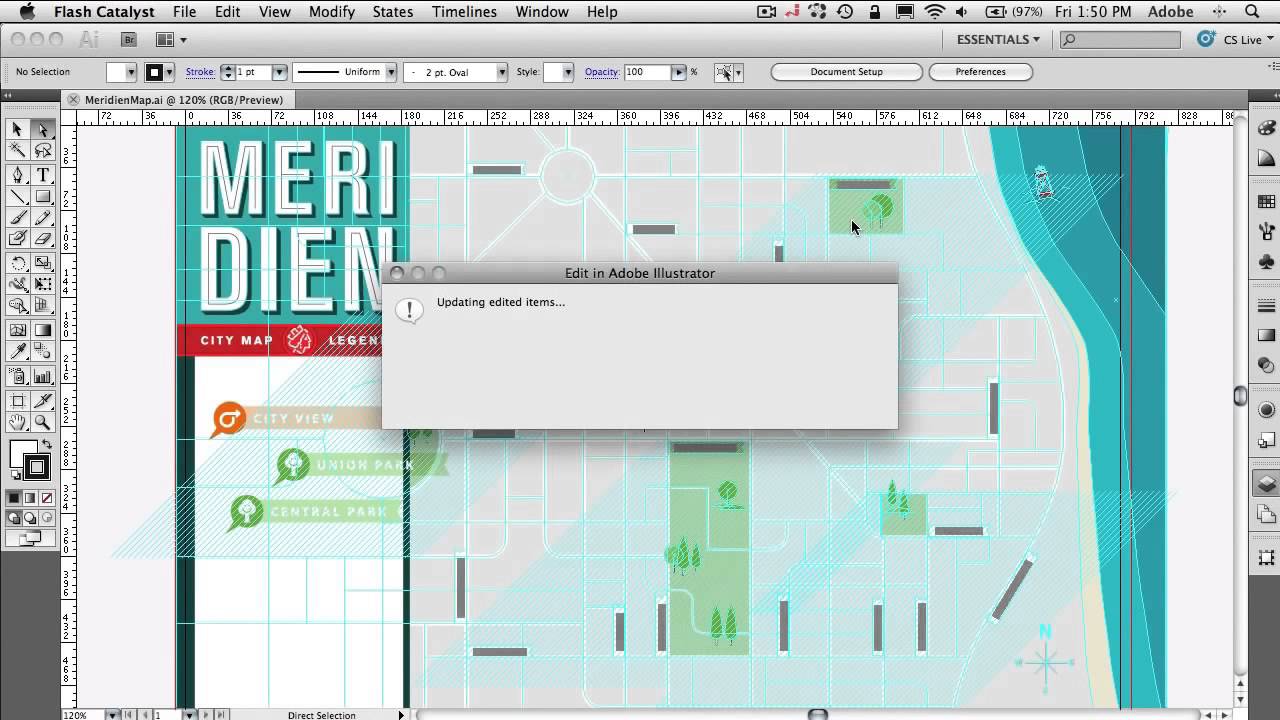 Adobe Creative Cloud Creating an Interactive Map using Adobe Flash ...