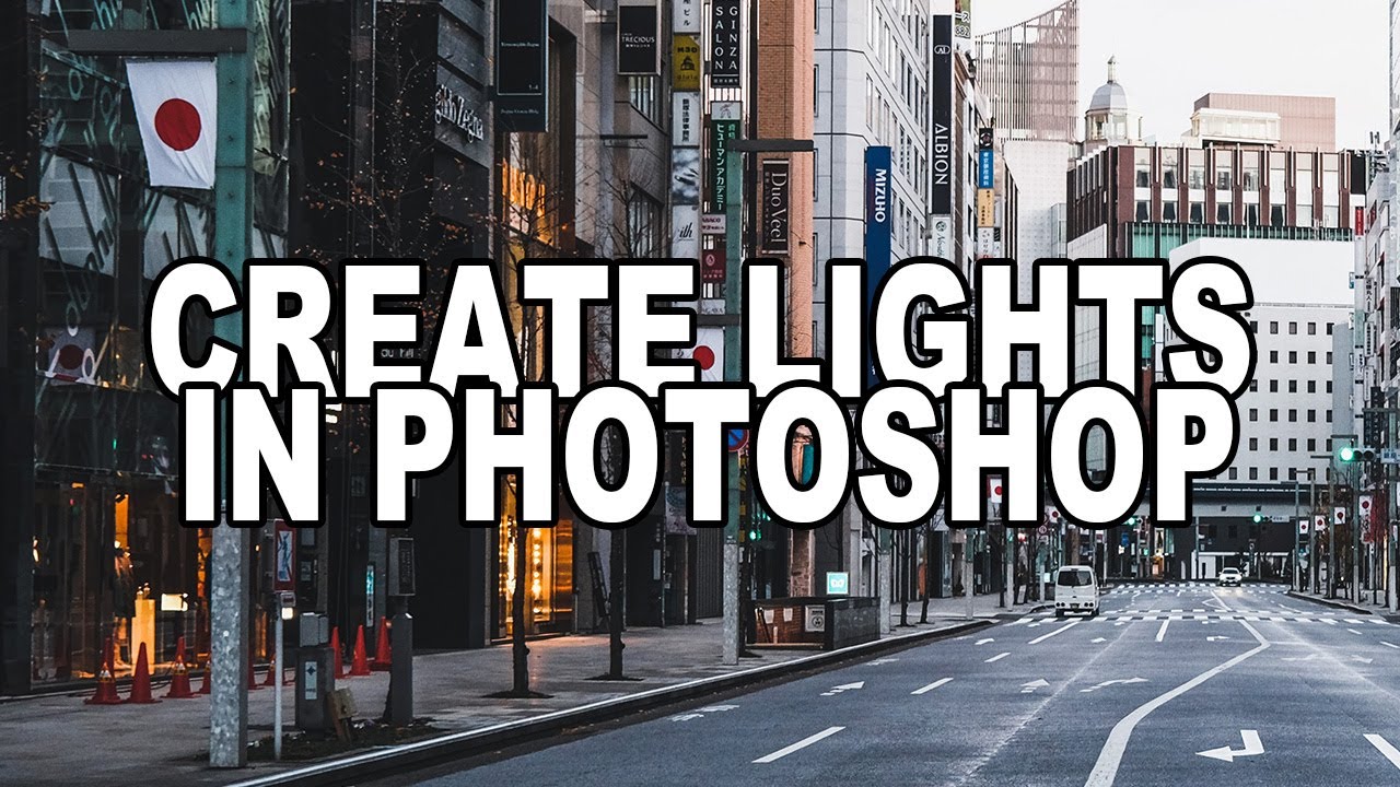 How to create Artificial Lights in Photoshop - YouTube