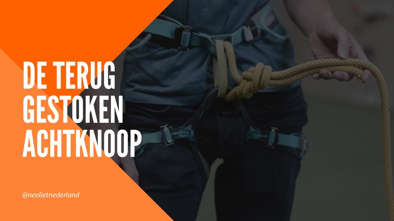 Knopen | Terug gestoken achtknoop - YouTube