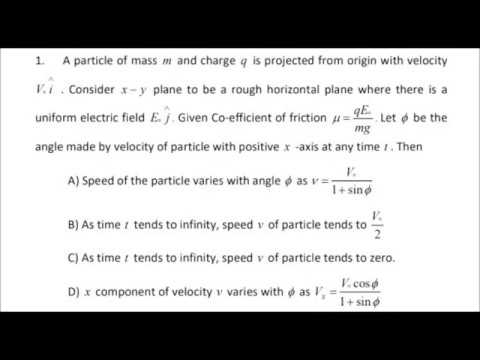 A good level question of electrostatic based on friction good explained by RKH Sir - YouTube